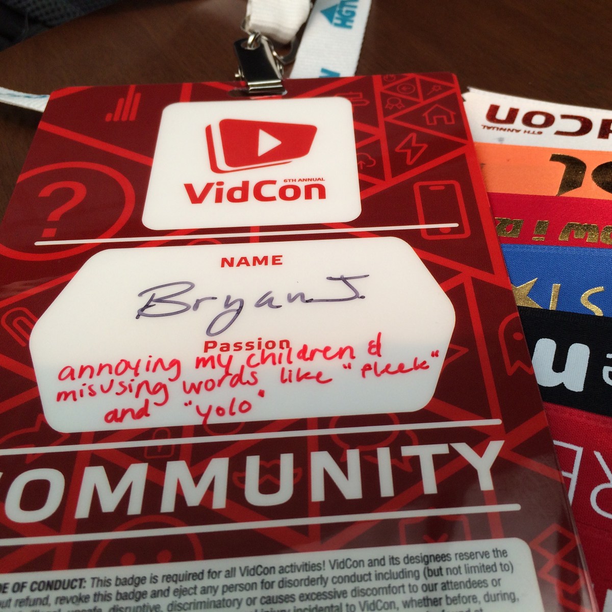 Thanks VidCon for the Winning Weekend… – branching out… on a limb